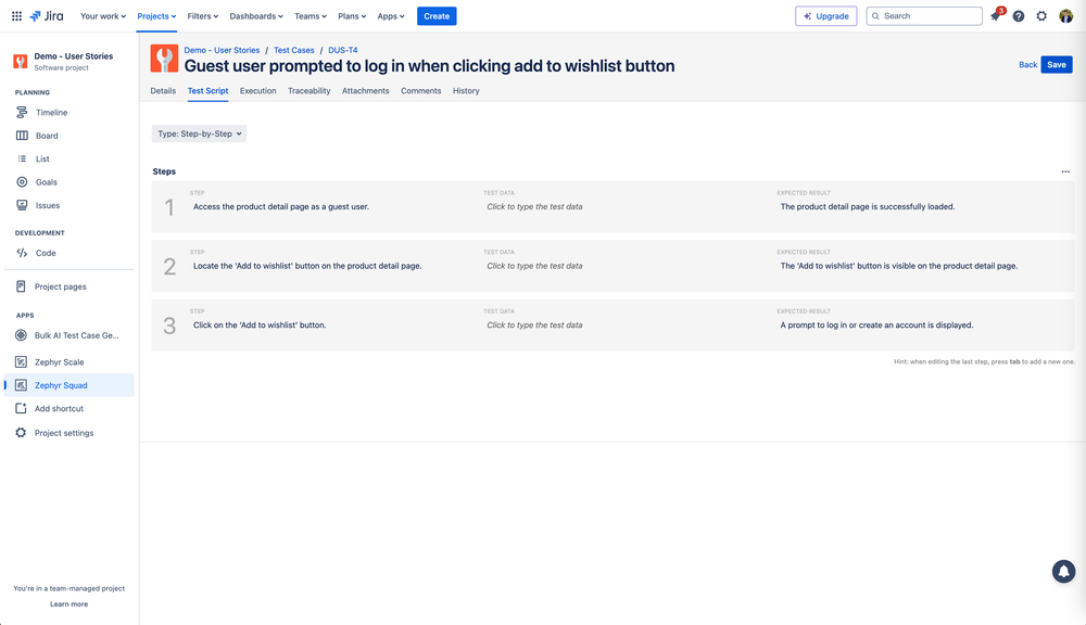 AI Test Case Generator for Jira with Zephyr Integration