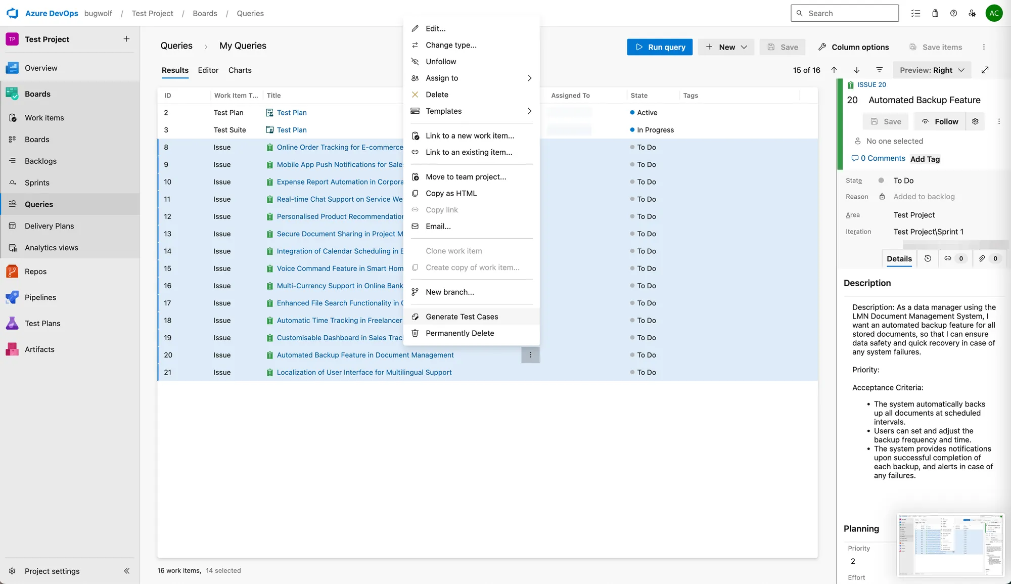 AI Test Case Generator
