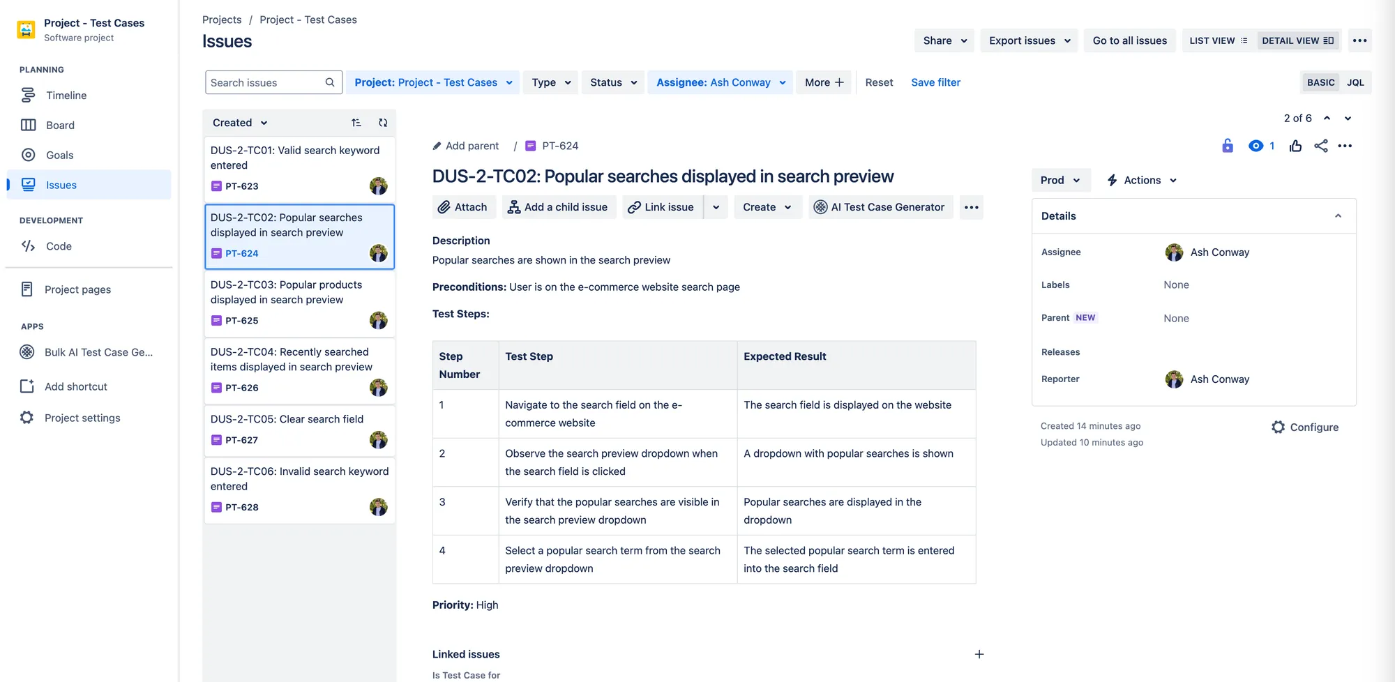 AI Test Case Generator