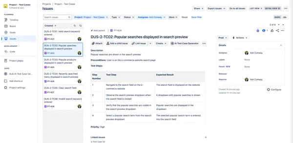 AI Test Case Generator